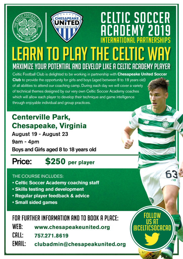 CUSC Camps • Chesapeake United Soccer Club